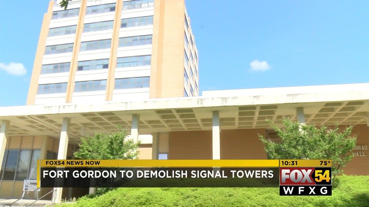 Fort Gordon hosts memorial to say goodbye to a well known landmark - WFXG