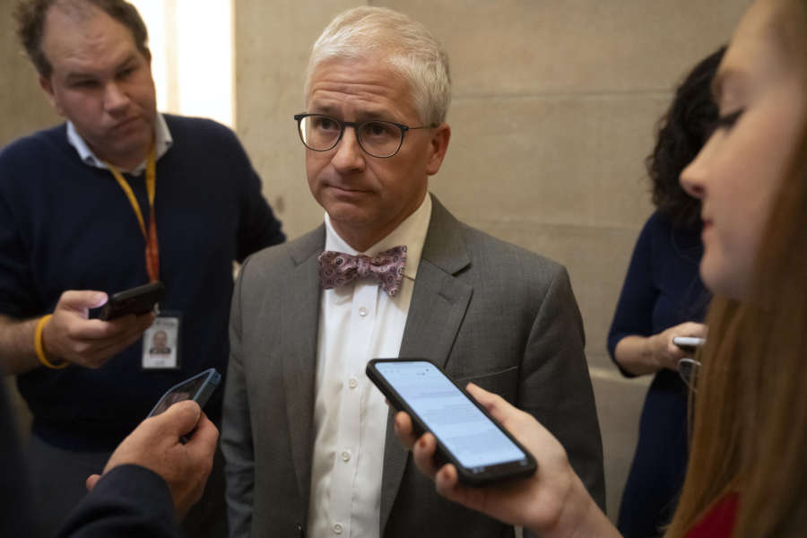 Rep. Patrick McHenry of North Carolina is the leader of the House, at ... Rep. Patrick McHenry of North Carolina is the leader of the House, at ...